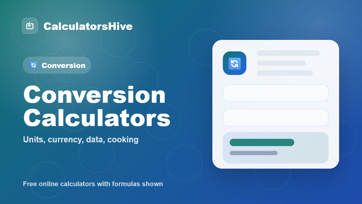 Binary Converter - Free Online Tool - CalculatorsHive